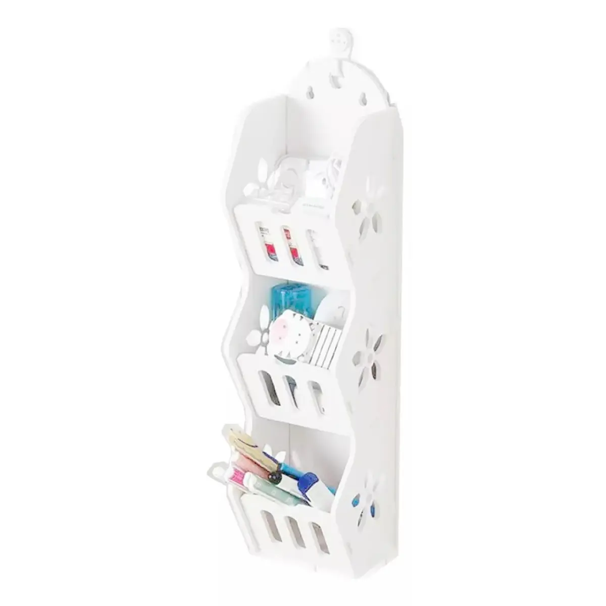 Repisa Estante De Baño Plegable De Pared Cocina Organizador | Click Ventas