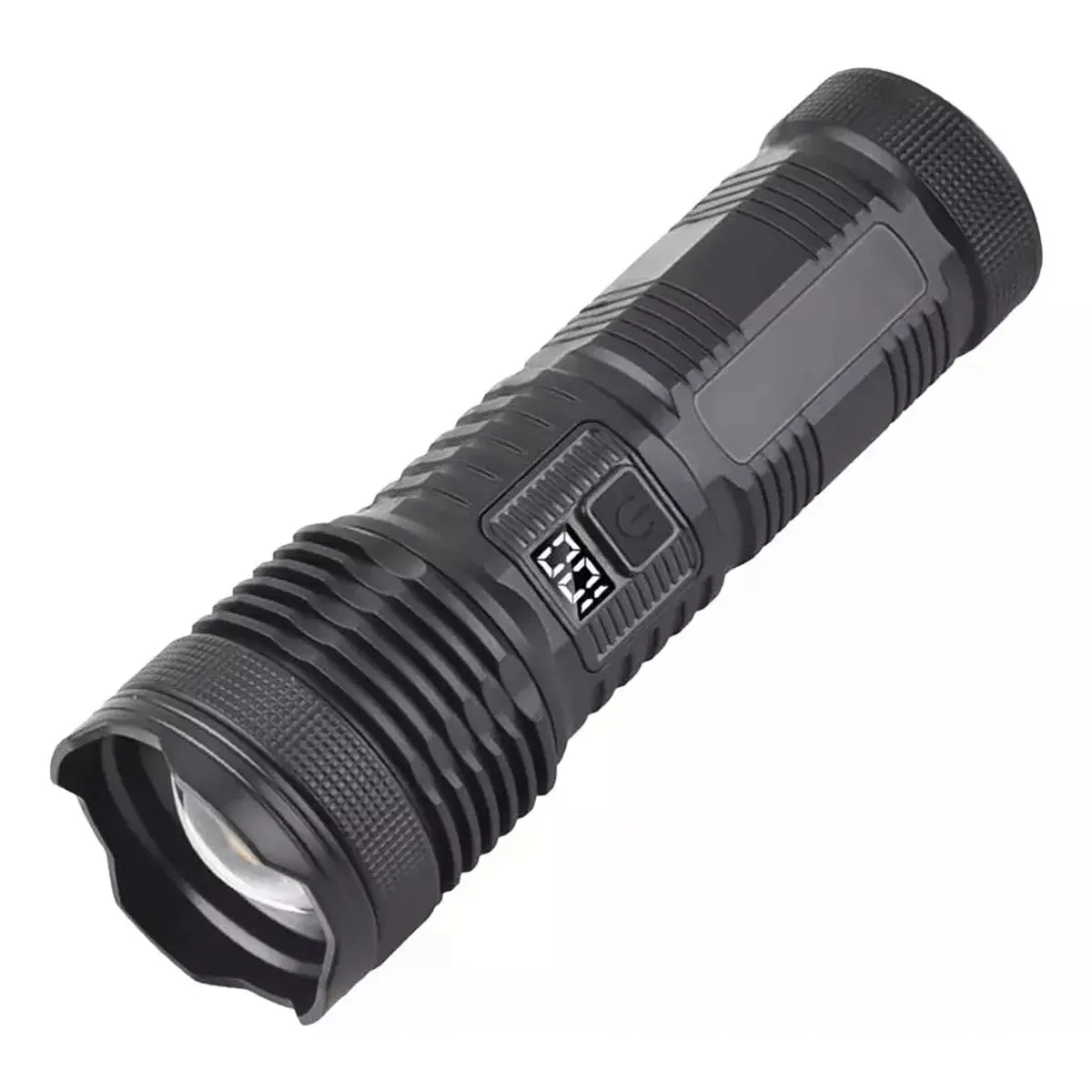 Linterna Portatil Multifuncional Reflector Pantalla Lcd | Click Ventas