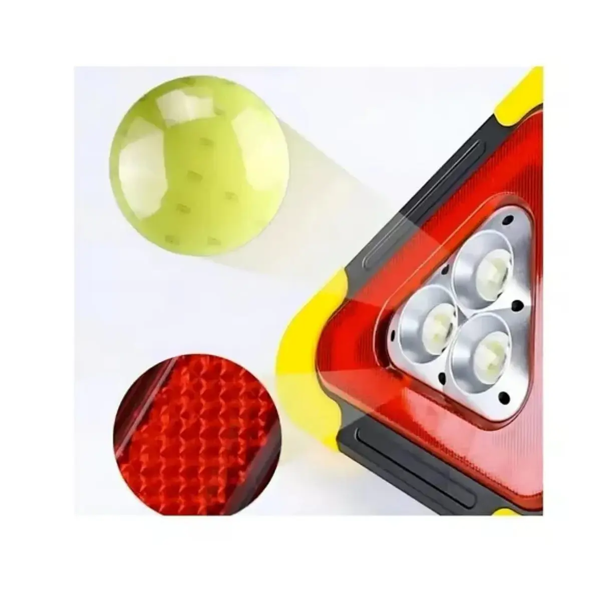 Luz Emergencia Triangulo Led Recargable Solar | Click Ventas