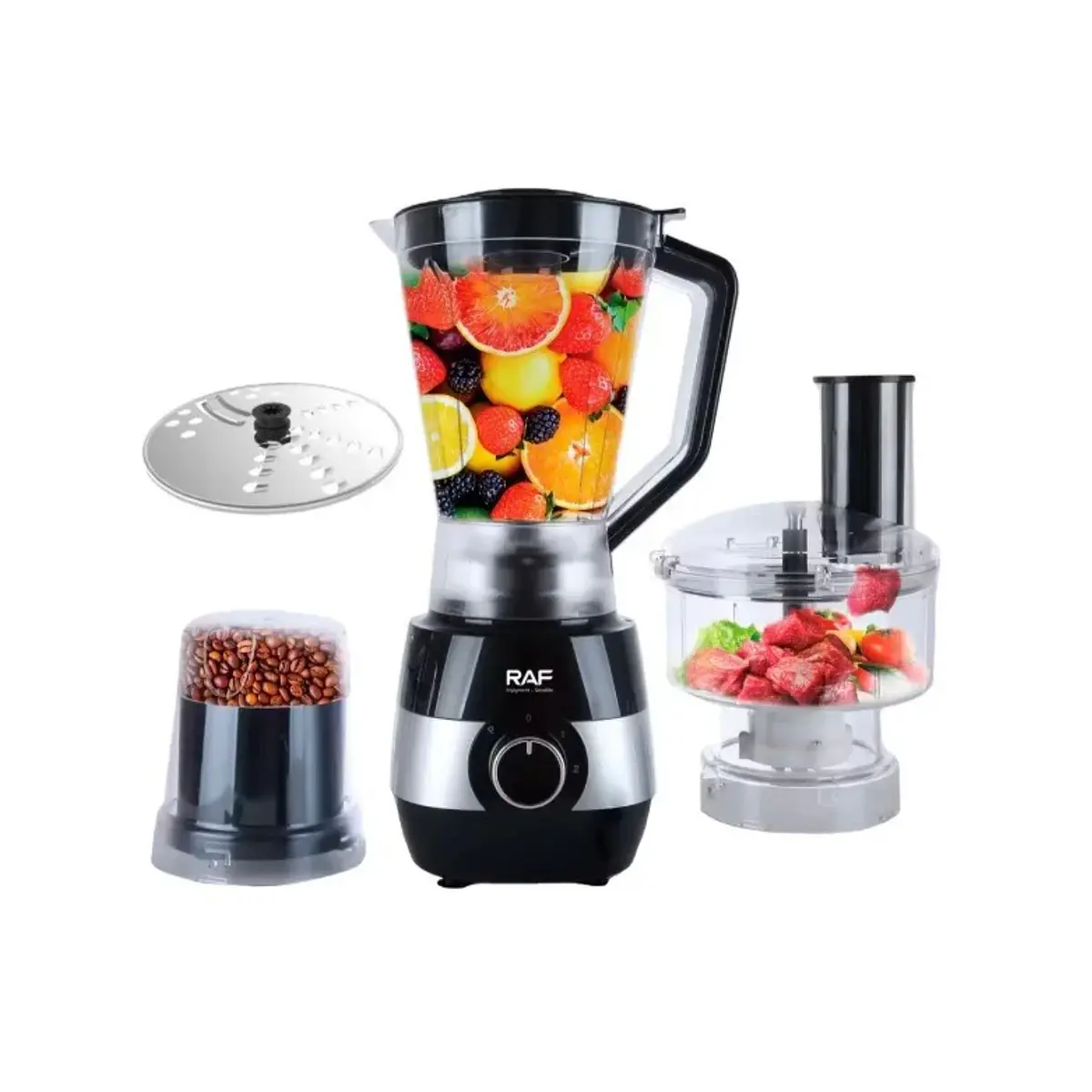 Juego De Procesador Licuadora Extractor Frutas Verduras 6 En | Click Ventas