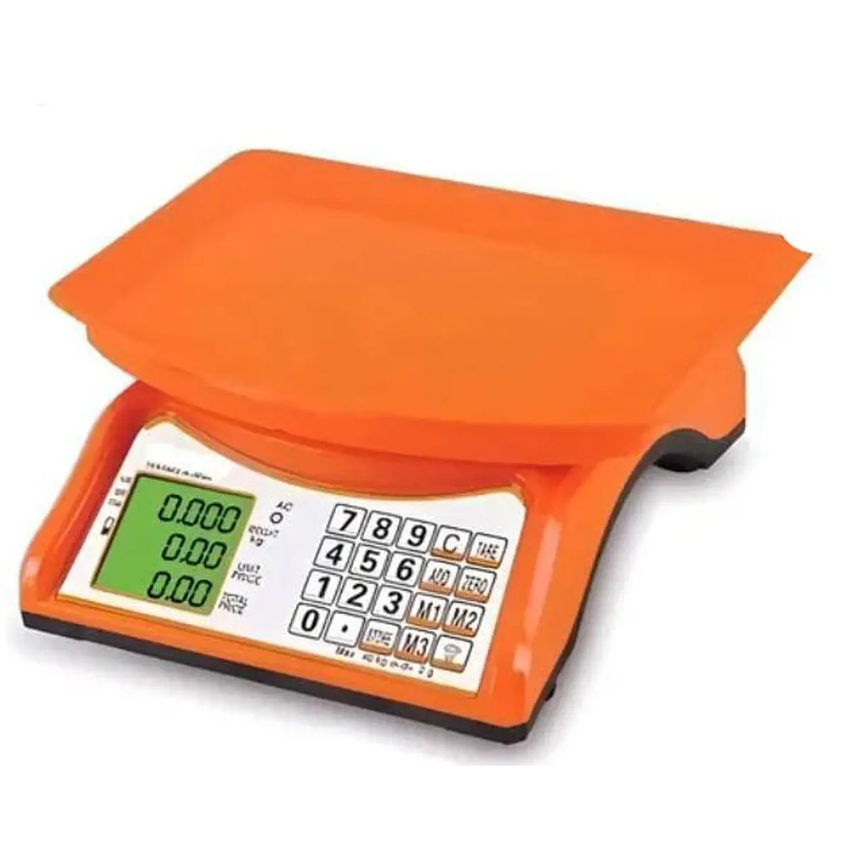 Báscula o Balanza Digital Electrica Comercial de color naran | Click Ventas