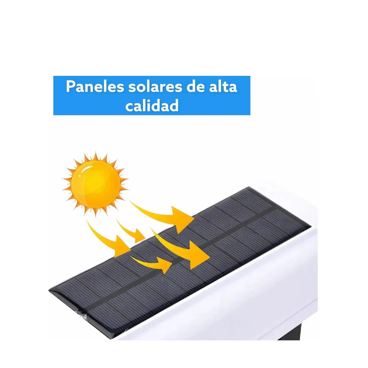 Camara Seguridad Solar Falsa Sensor Movimientos Foco Led Bla | Click Ventas
