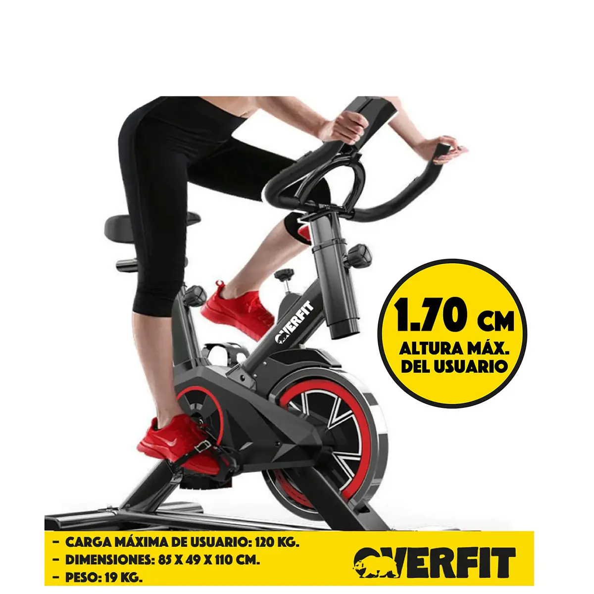 Bicicleta Estática Basic Para Fija De Spinning Home Fitness | Click Ventas