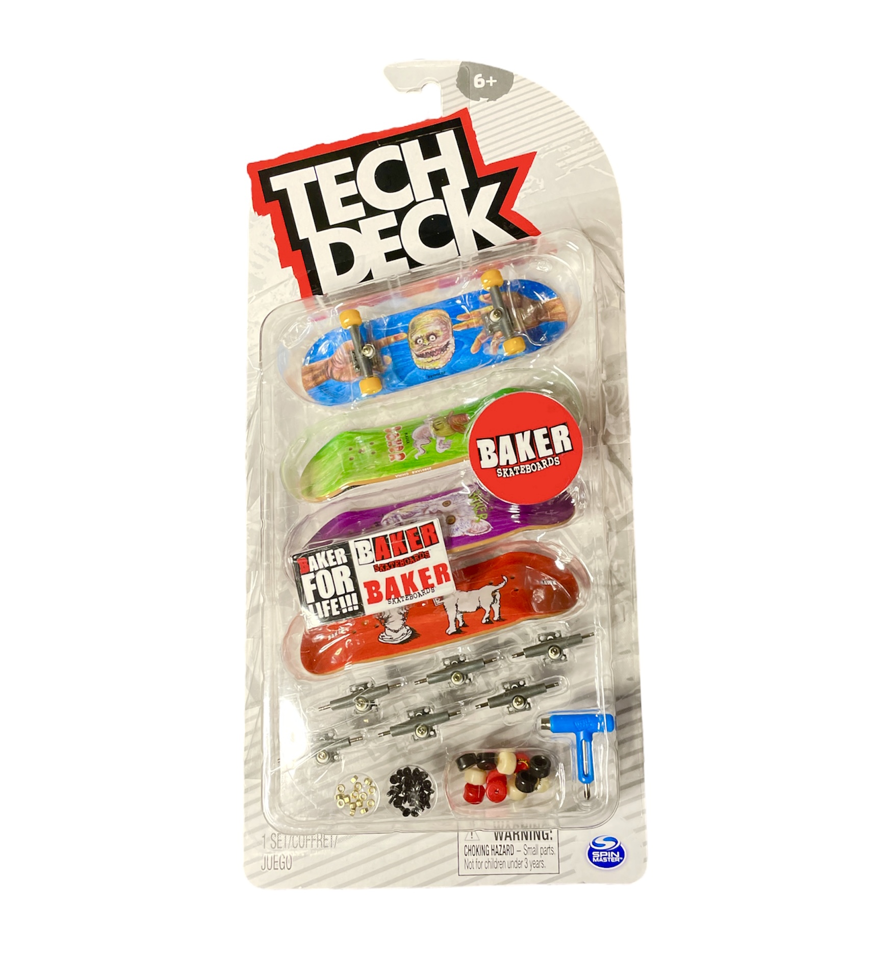 TECH DECK 4 PACK BAKER