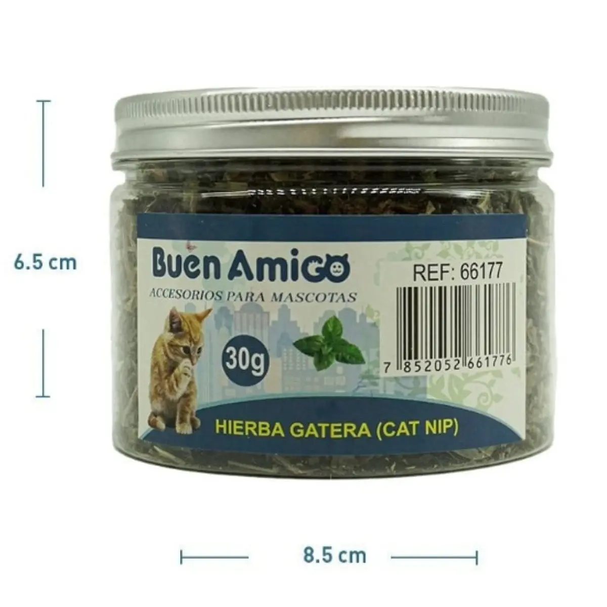 Hierba Gatera Seca Catnip 30g Hojas De Catnip - Buen Amigo