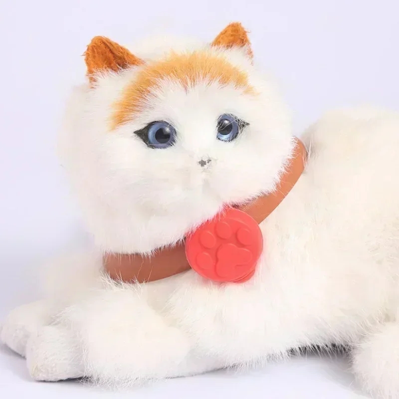 Collar Colgante Para Mascotas Luz Led Patitas Perros Y Gatos