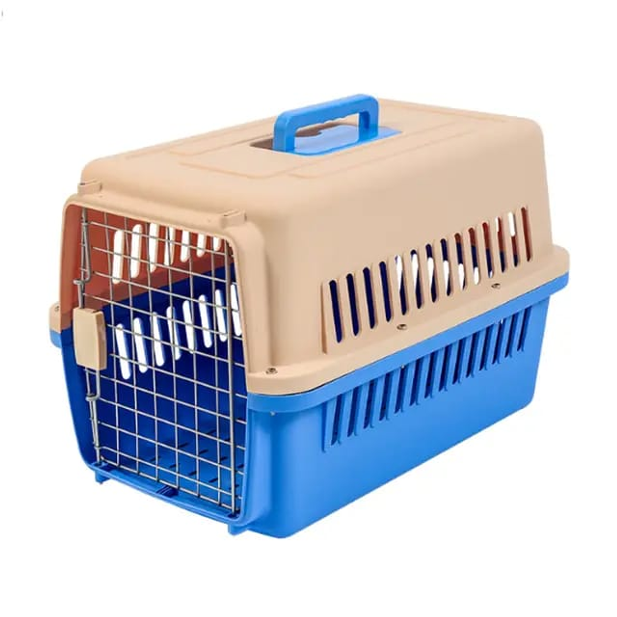 Caja Canil Transportadora Perro Gatos Jaula Viaje 48 X 32 Cm