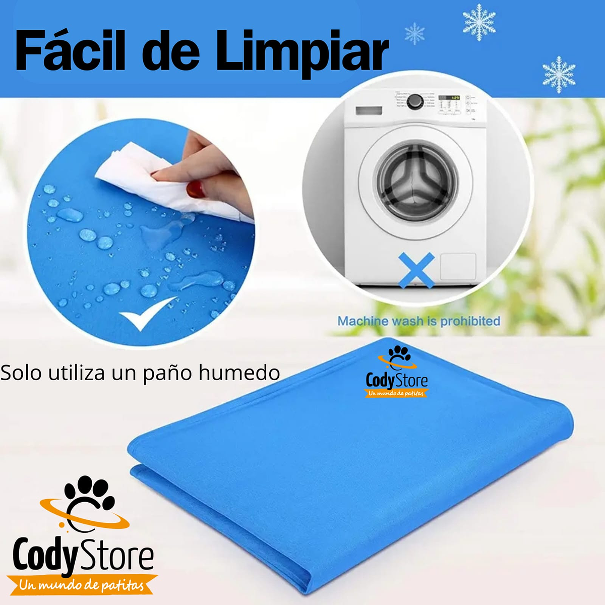 Manta Refrescante Cama Refrigerante Perros, Gatos 90 X 50 Cm