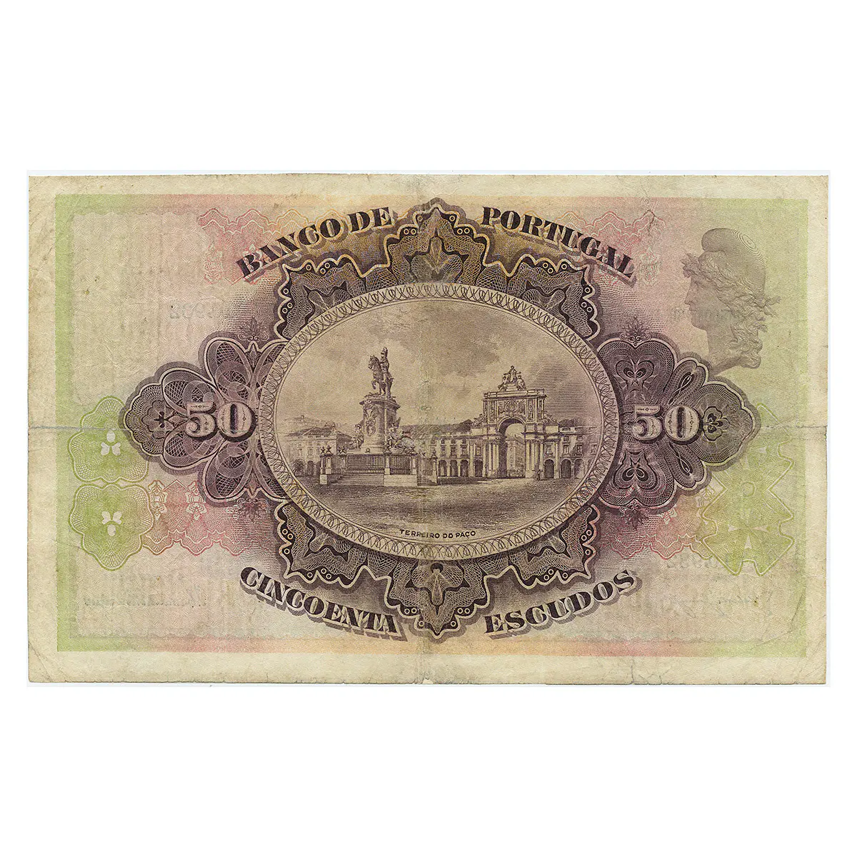 50 Escudos Passos Manuel Chapa 1 - 03.02.1927
