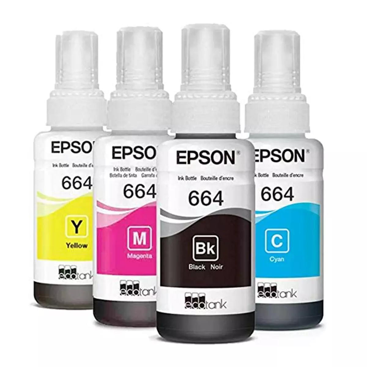 Tintas Epson T664 Pack 4 Colores