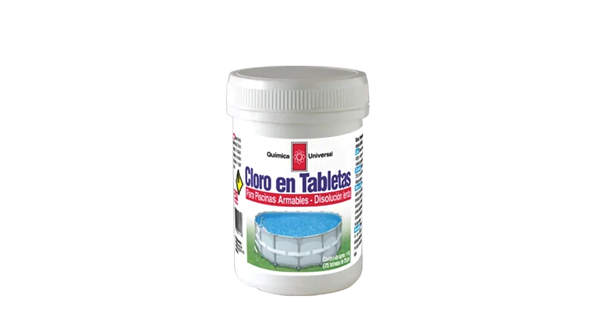 Cloro en Tabletas 20gr 1 Kg Química Universal