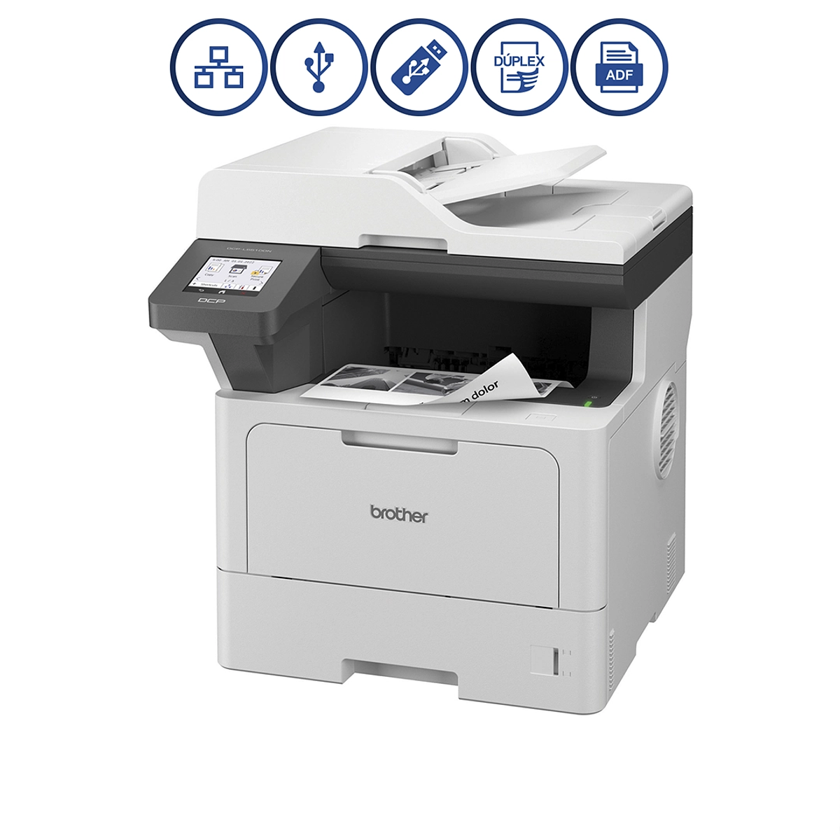 Impresora Láser Multifuncional Brother DCP L5510DN