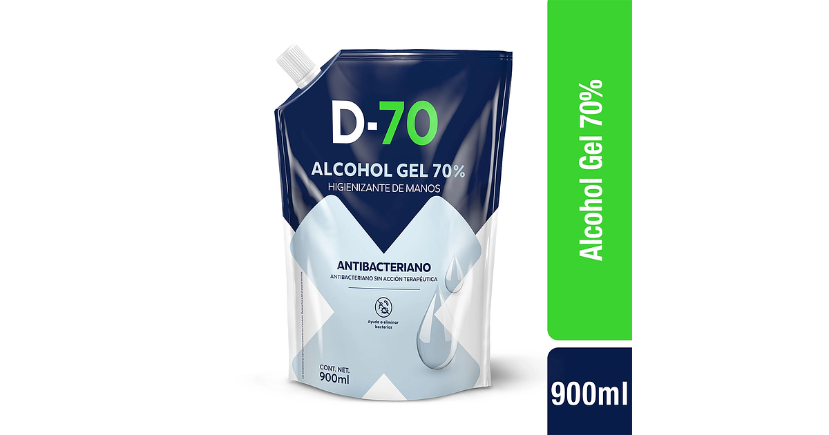 D-70 Alcohol Gel al 70% Igenix 900ml