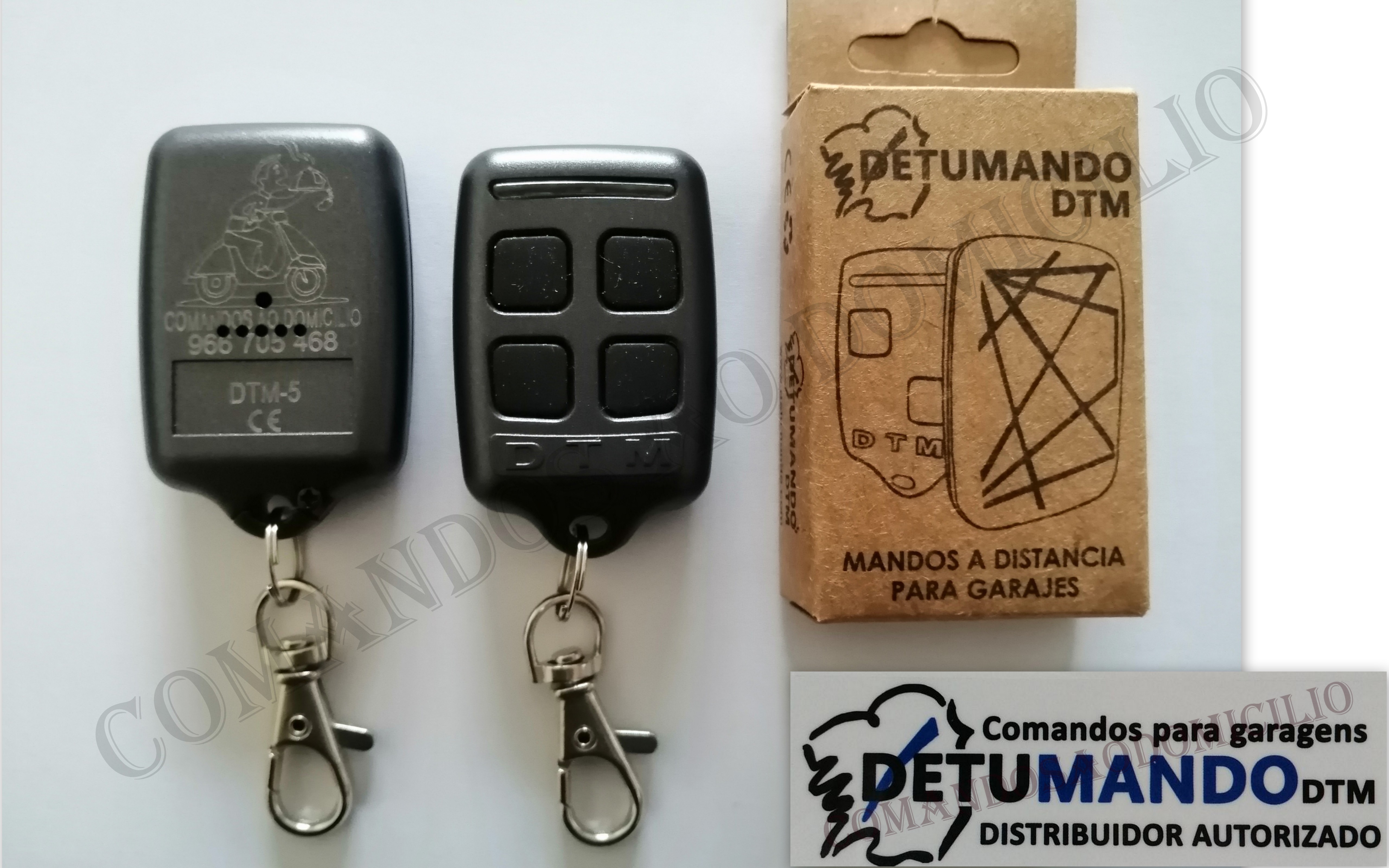 Comando de garagem - DTM compatível com V2