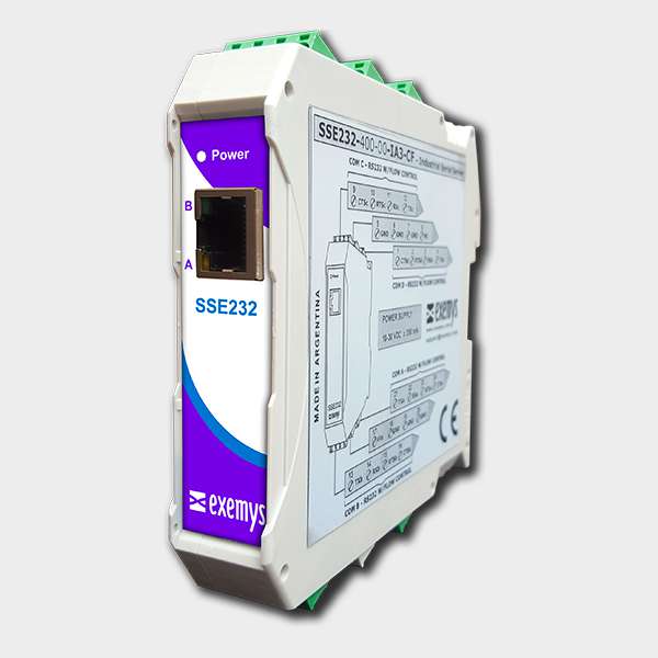 Conversor Serial a Ethernet SSE232-IA3 1 RJ45