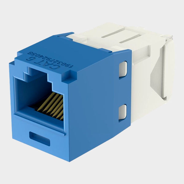 Modulo RJ45 CAT 6 Panduit Jack UTP CJ688TGBU Azul