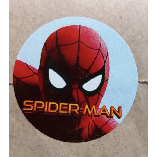 Sticker Circular Para Niños Y Niñas Dibujos Animados 100 Uni