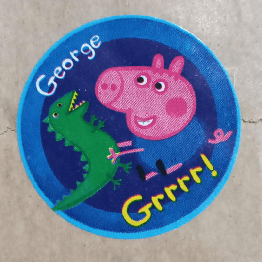 Sticker Circular Para Niños Y Niñas Dibujos Animados 100 Uni