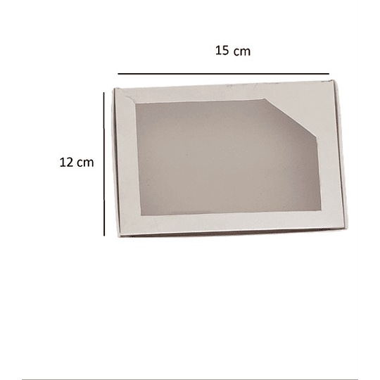 5 Cajas Cartón Blanca Multiuso Autoarmables 15x12x3cm N°4b