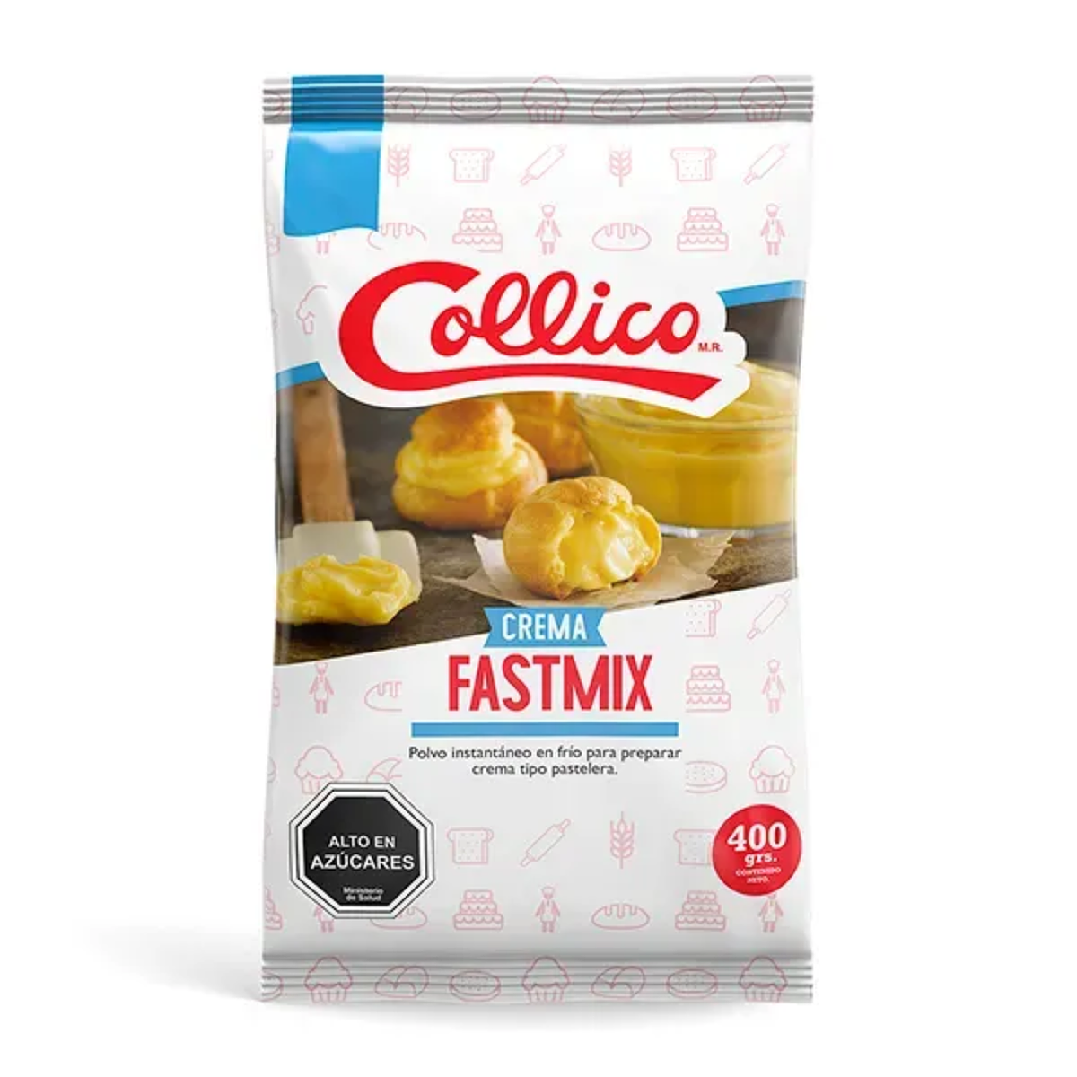 Crema Pastelera En Polvo Collico Fast Mix 400 grs
