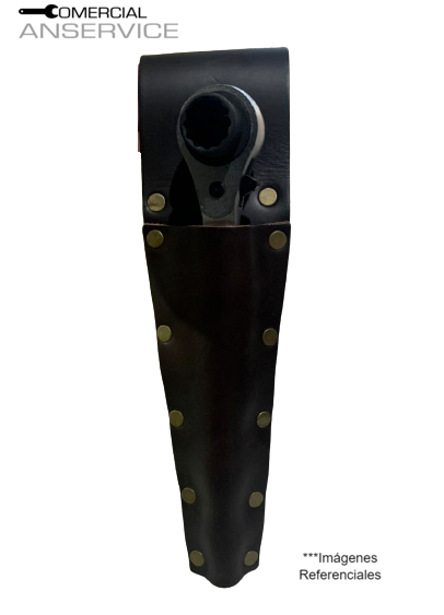 Cartuchera Porta Carraca Cuero, nacional **Producto sin I...