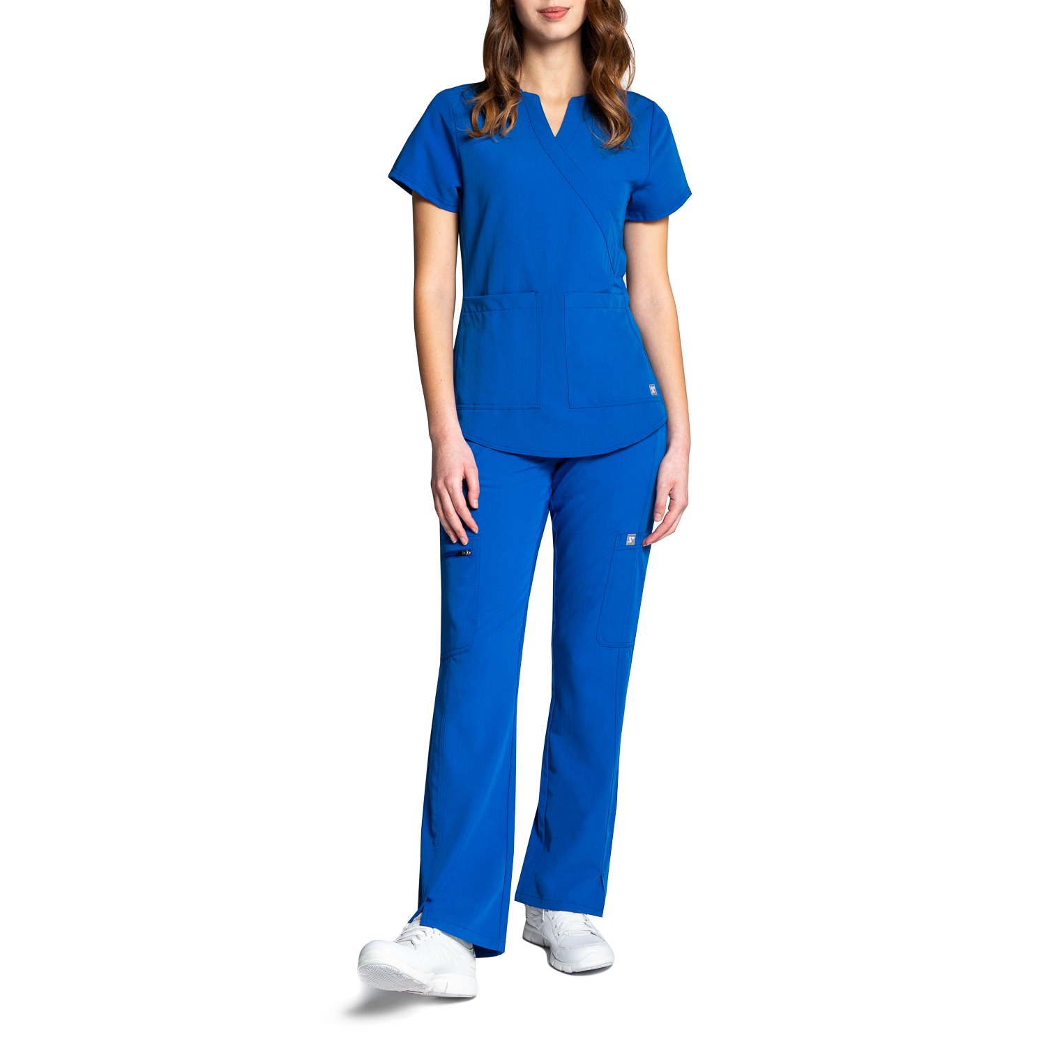 Top Mujer Comfort, azul rey.