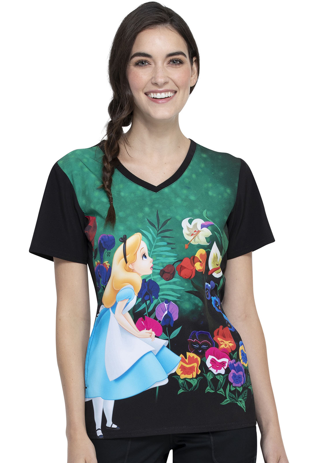 Top Estampado Mujer, Tooniforms Disney TF627 ALWL.