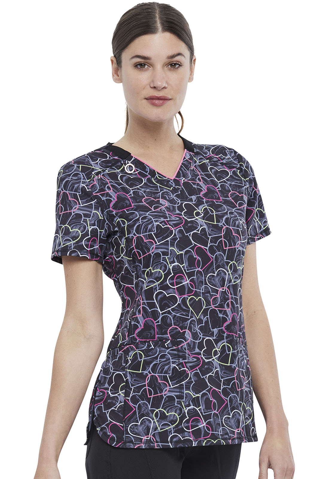 TOP ESTAMPADO MUJER, CHEROKEE INFINITY CK634 MBLH