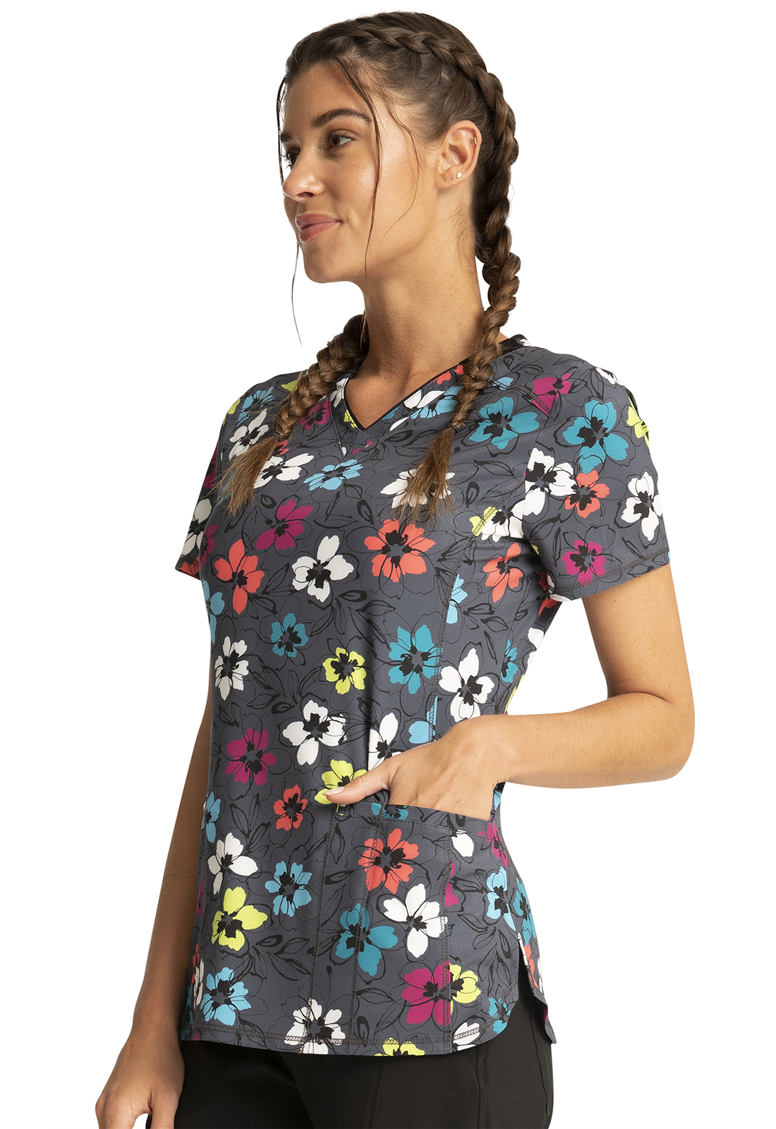 TOP ESTAMPADO MUJER, CHEROKEE INFINITY CK634 GLFI