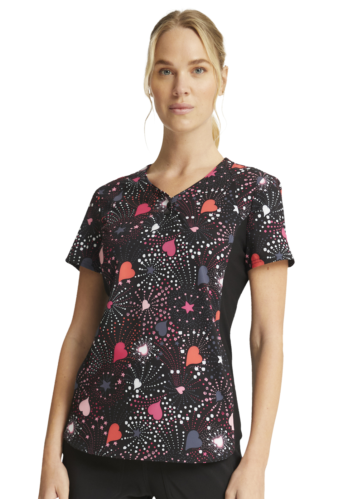TOP ESTAMPADO MUJER, CHEROKEE IFLEX CK732 BWLV