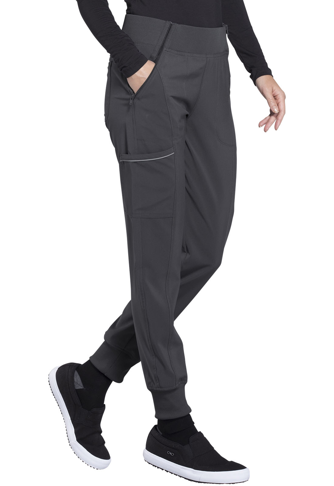 PANTALÓN JOGGER CHEROKEE INFINITY CK110A PWPS gris.