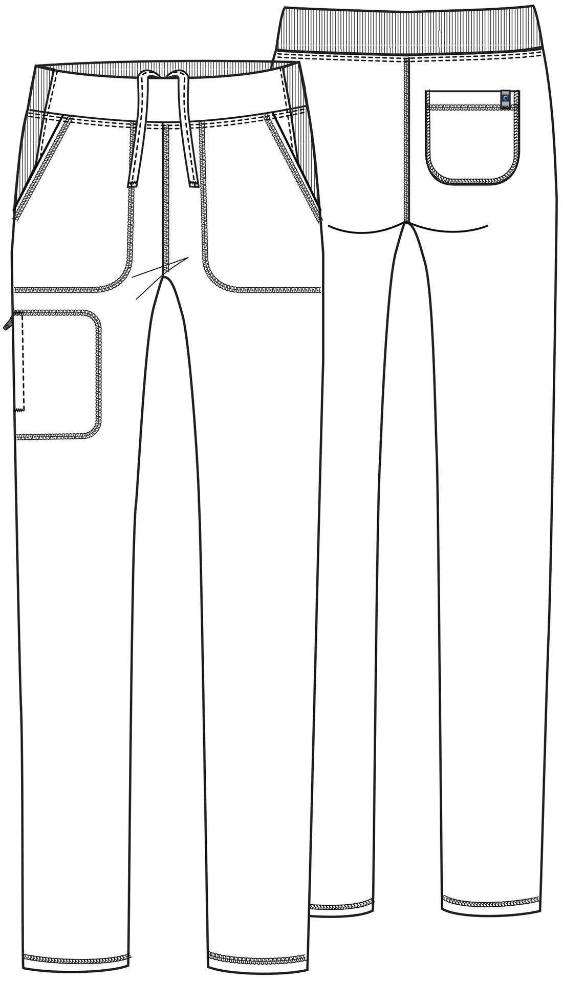 PANTALÓN CLÍNICO MUJER, CHEROKEE BY CHEROKEE CK248A CIE