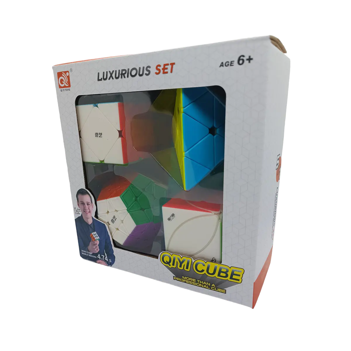 Set Qiyi 4 Cubos Original #1 Stickerless