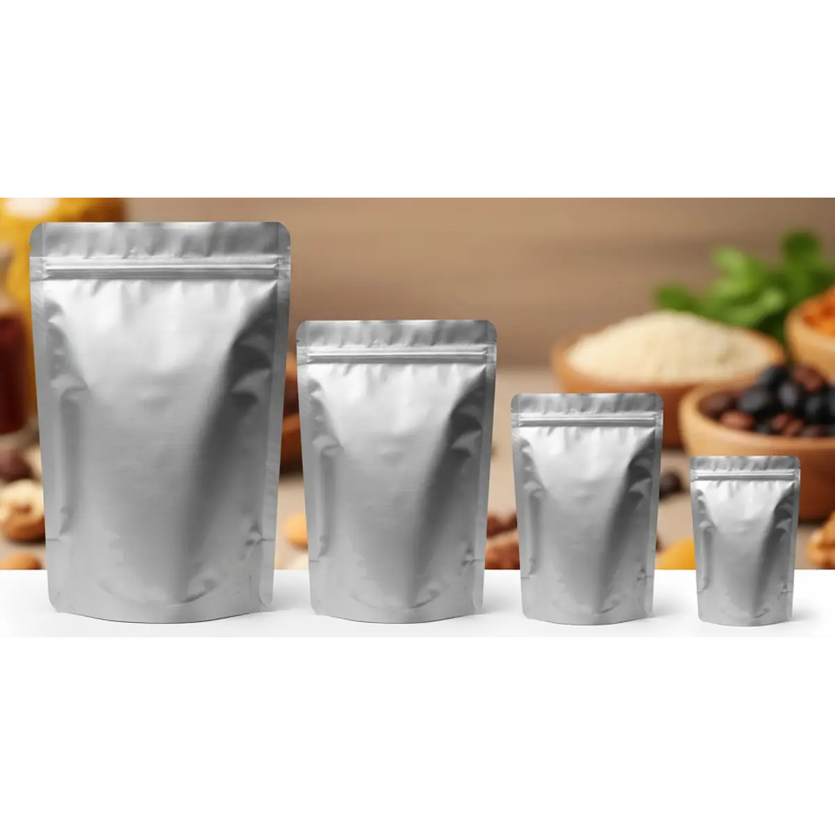 Bolsas doypack de Aluminio con cierre zip