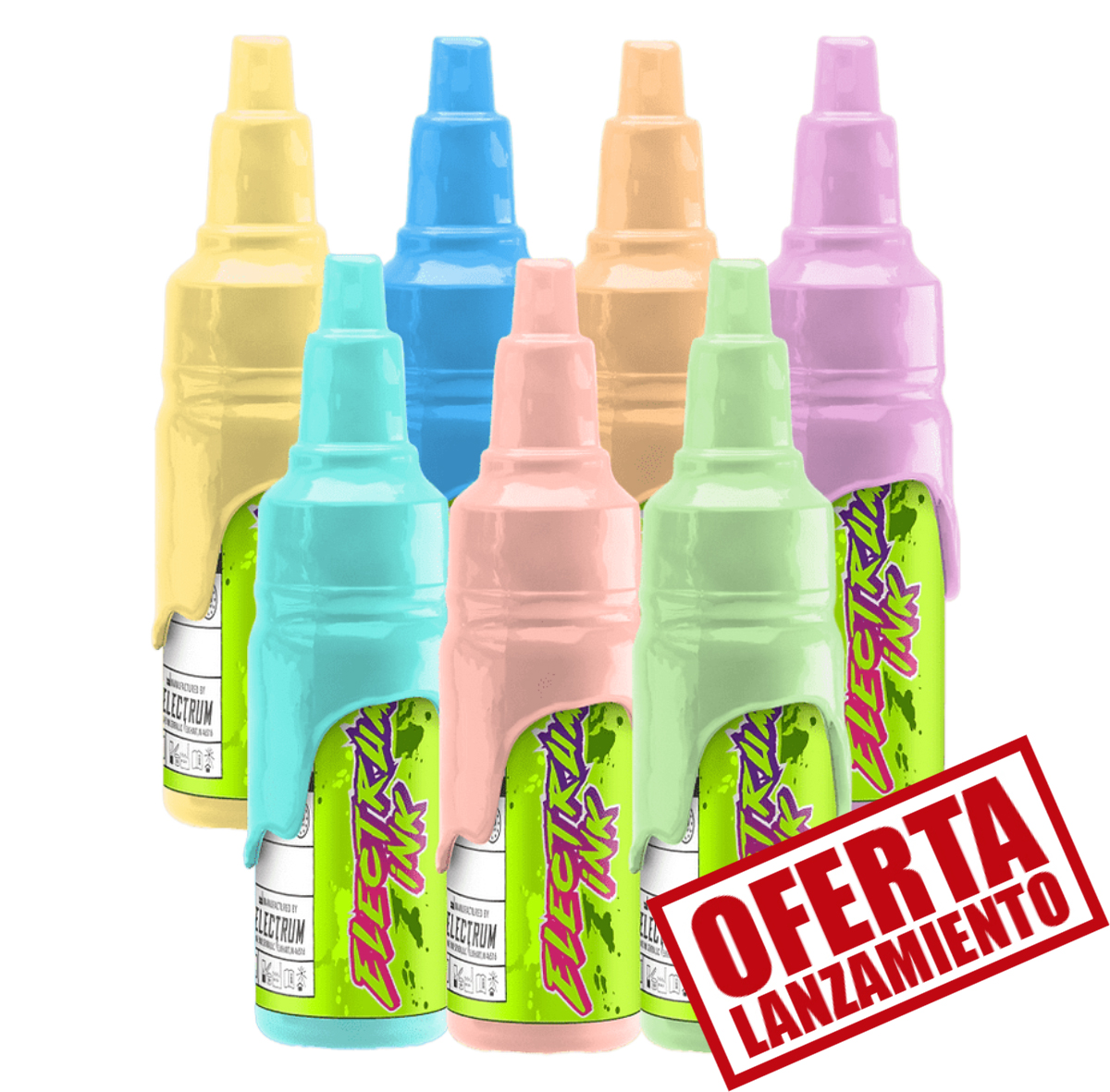 SET TINTAS ELECTRUM 7 COLOR KAWAII