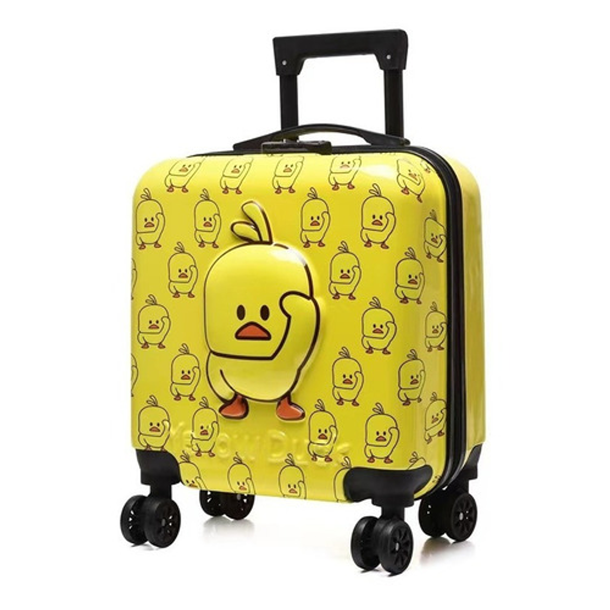 Mochila Maleta De Pollito Para Niños Rosa-amarillo-azul