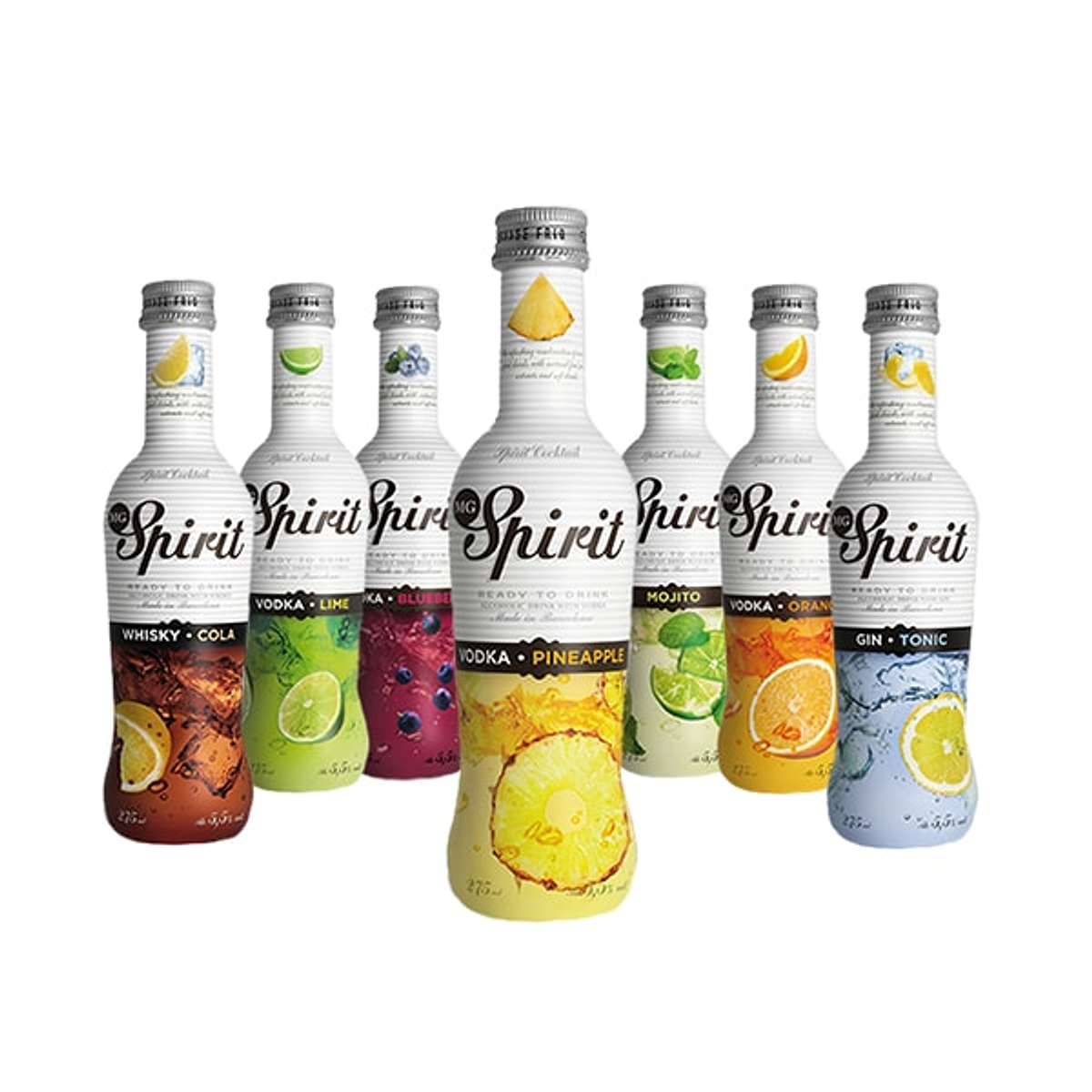 Coctel MG Spirit Variedades Botella 272cc Precio Oferta