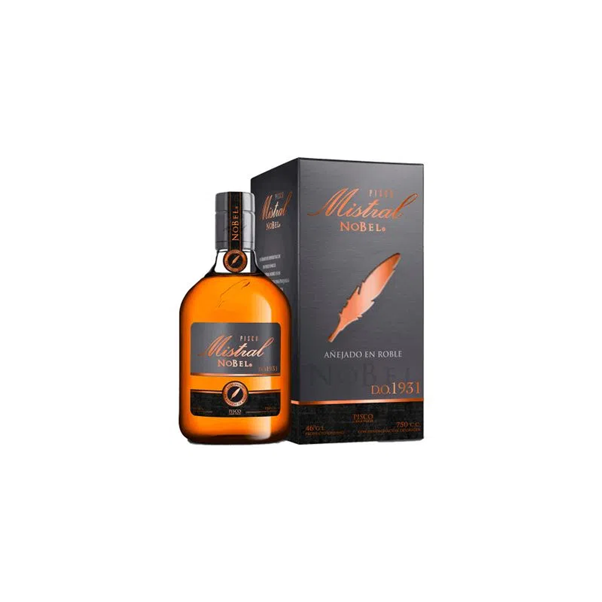 Pisco Mistral Nobel 46° 750cc
