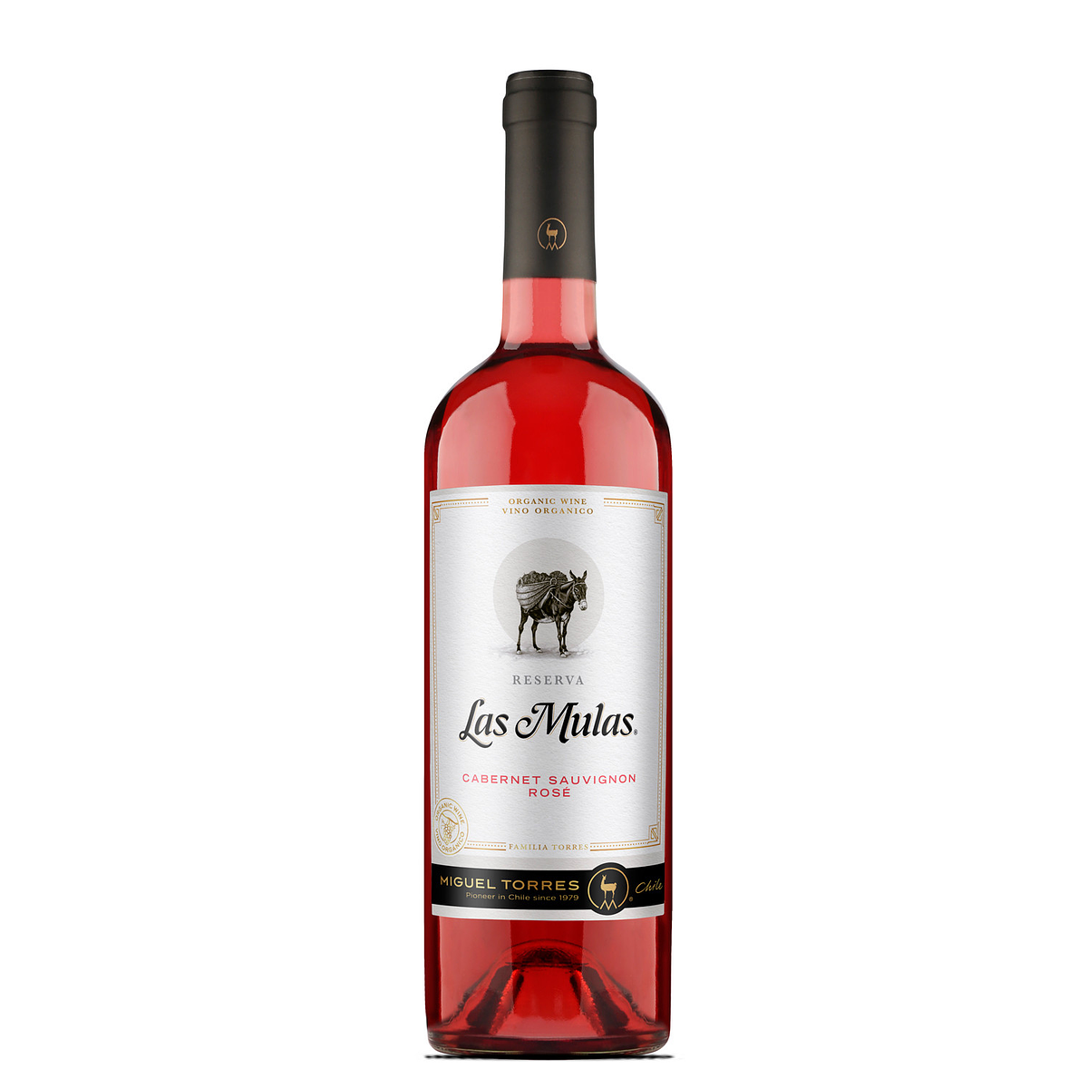 Vino Las Mulas Reserva orgánico Cabernet Rosé 750cc
