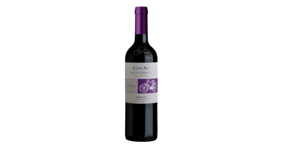 CONO SUR BICICLETA MERLOT RESERVA BOT. 750cc.