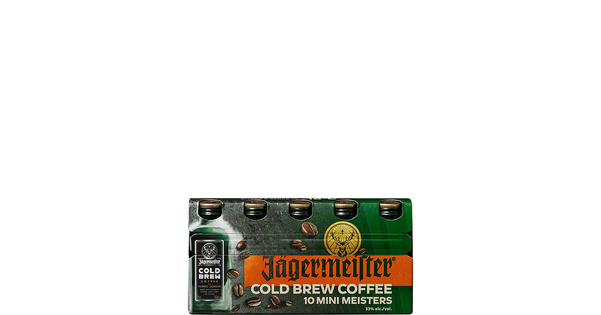 Pack x10 Jagermeister Cold Brew Coffee Miniatura 20cc