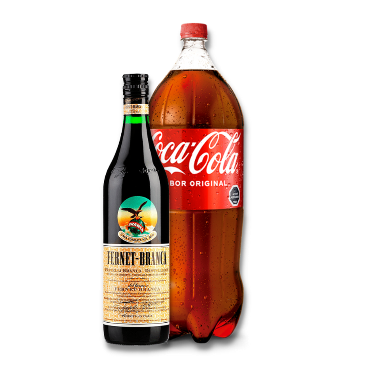 PACK FERNET BRANCA + COCA COLA 3L.