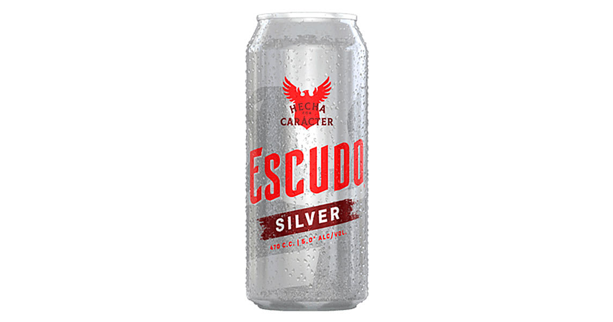 24x Cerveza Escudo Silver 5,0° Lata 470cc Precio Oferta