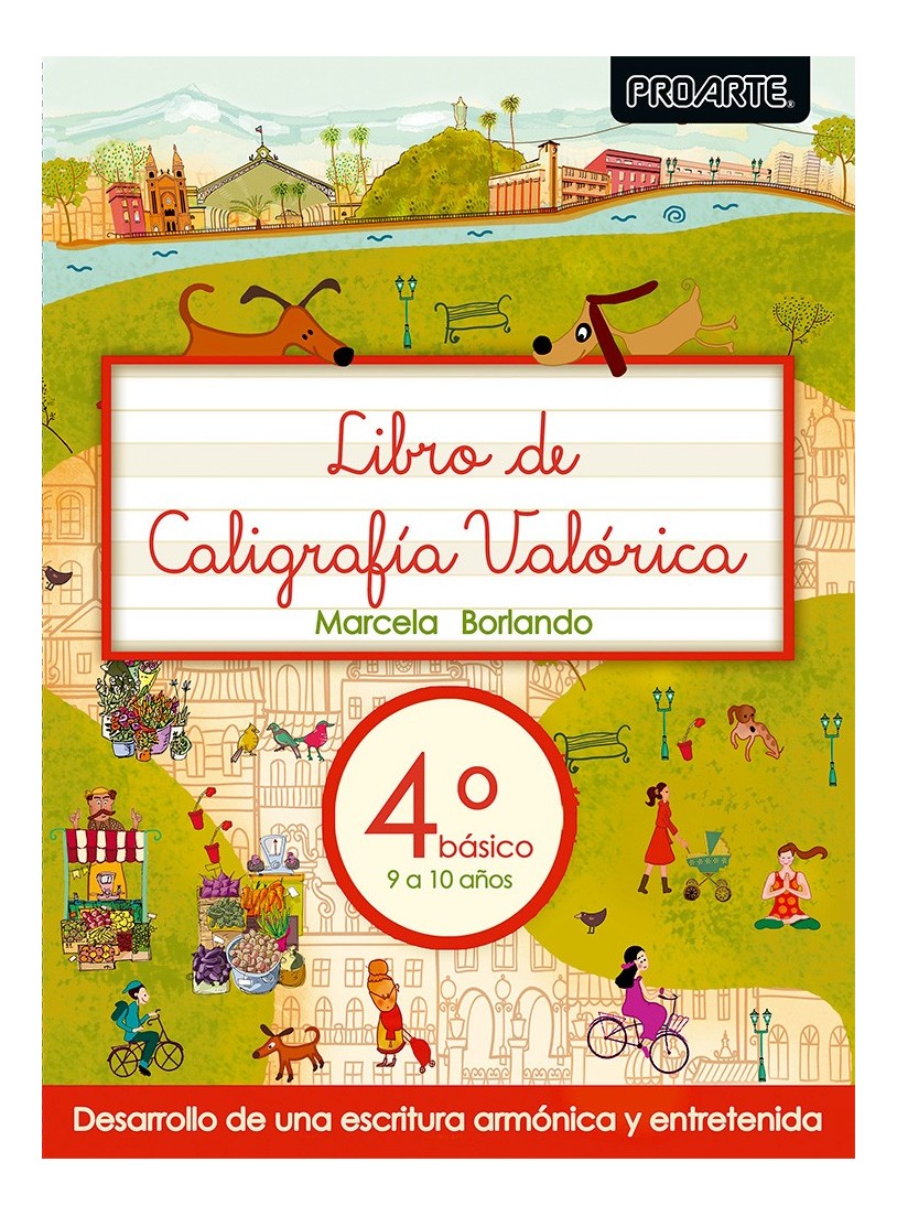 Cuad caligrafia valorica 4° basico proarte