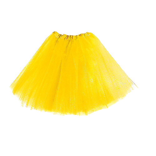 Tutu liso adulto amarillo-m3-m10