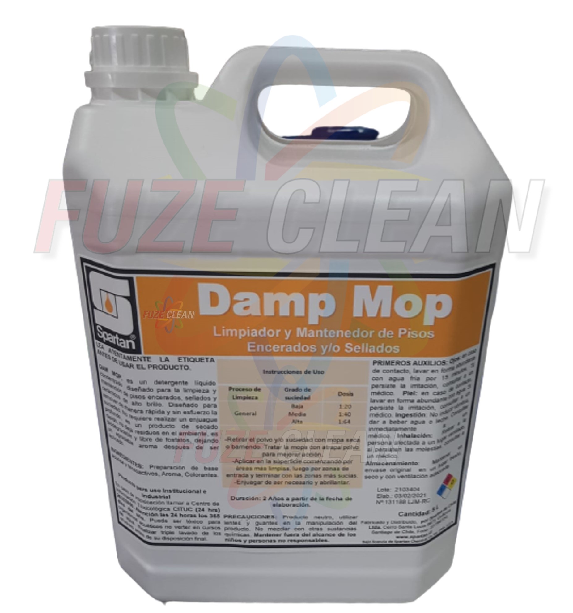 Limpiador y mantenedor de pisos sellados Damp Mop SPARTAN