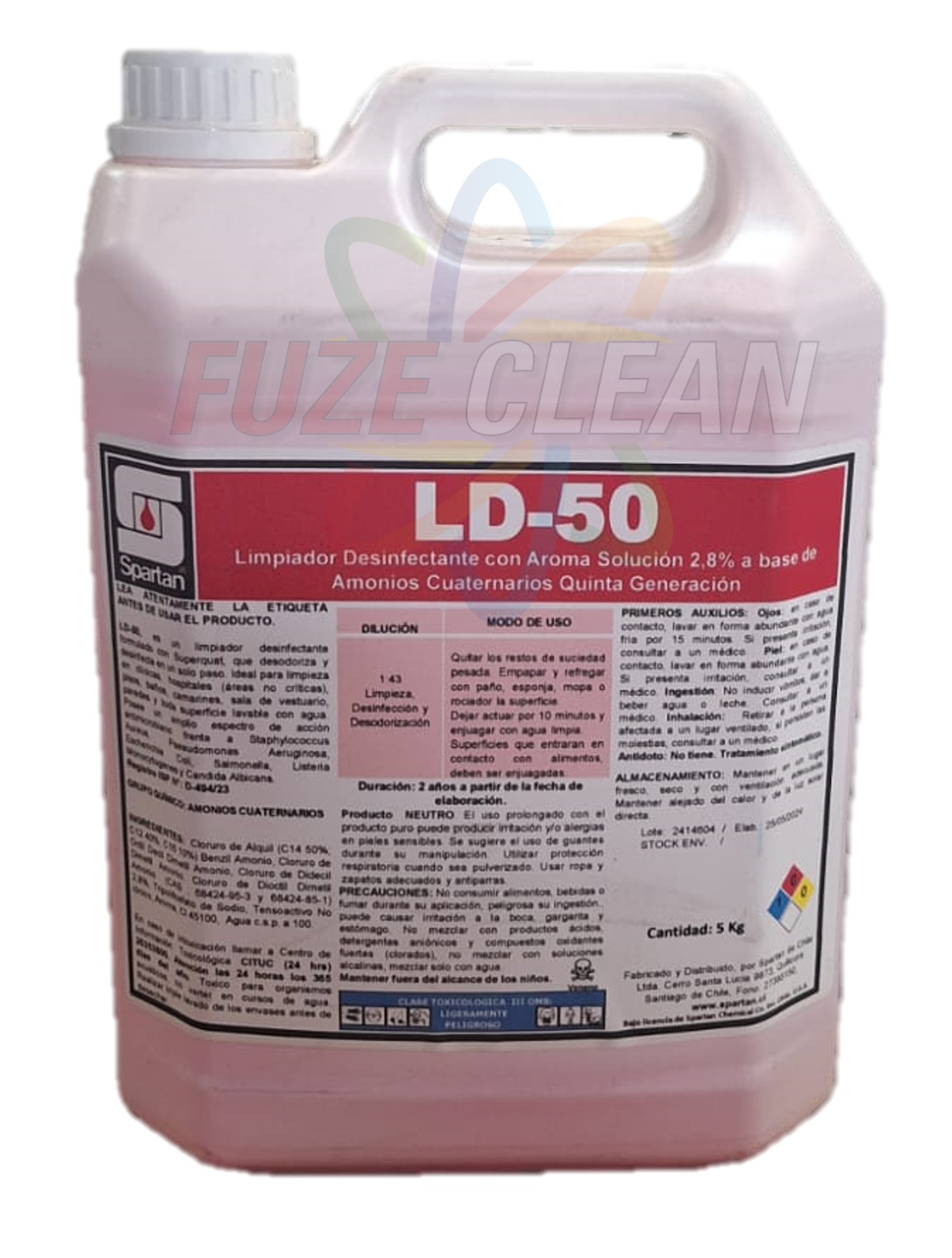 Limpiador Desinfectante concentrado LD-50 Spartan