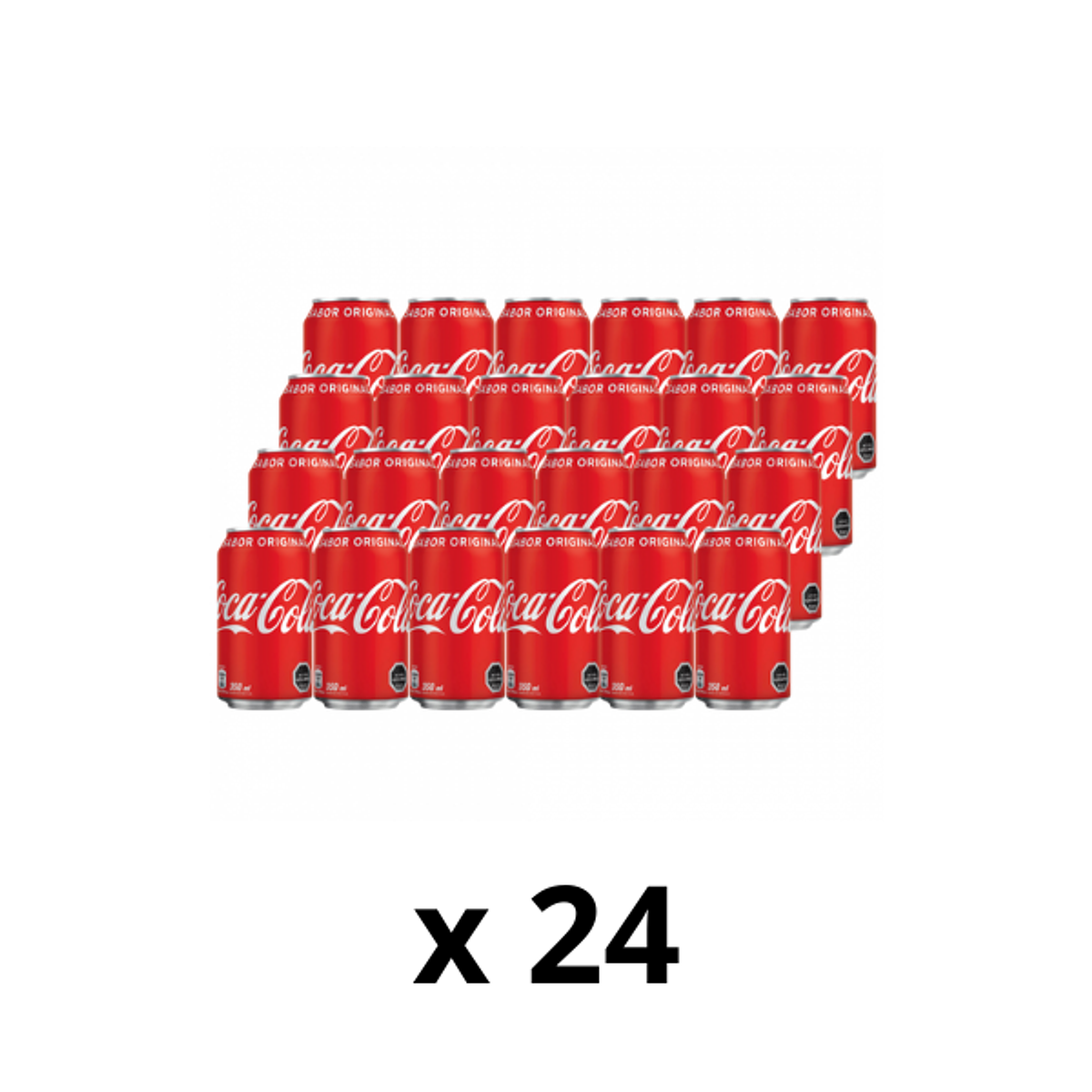 Bebida Coca-Cola Original 350 cc X 24 unidades