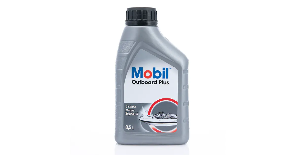 Mobil Outboard Plus – Aceite 2T Fuera Borda 1/2 Litro