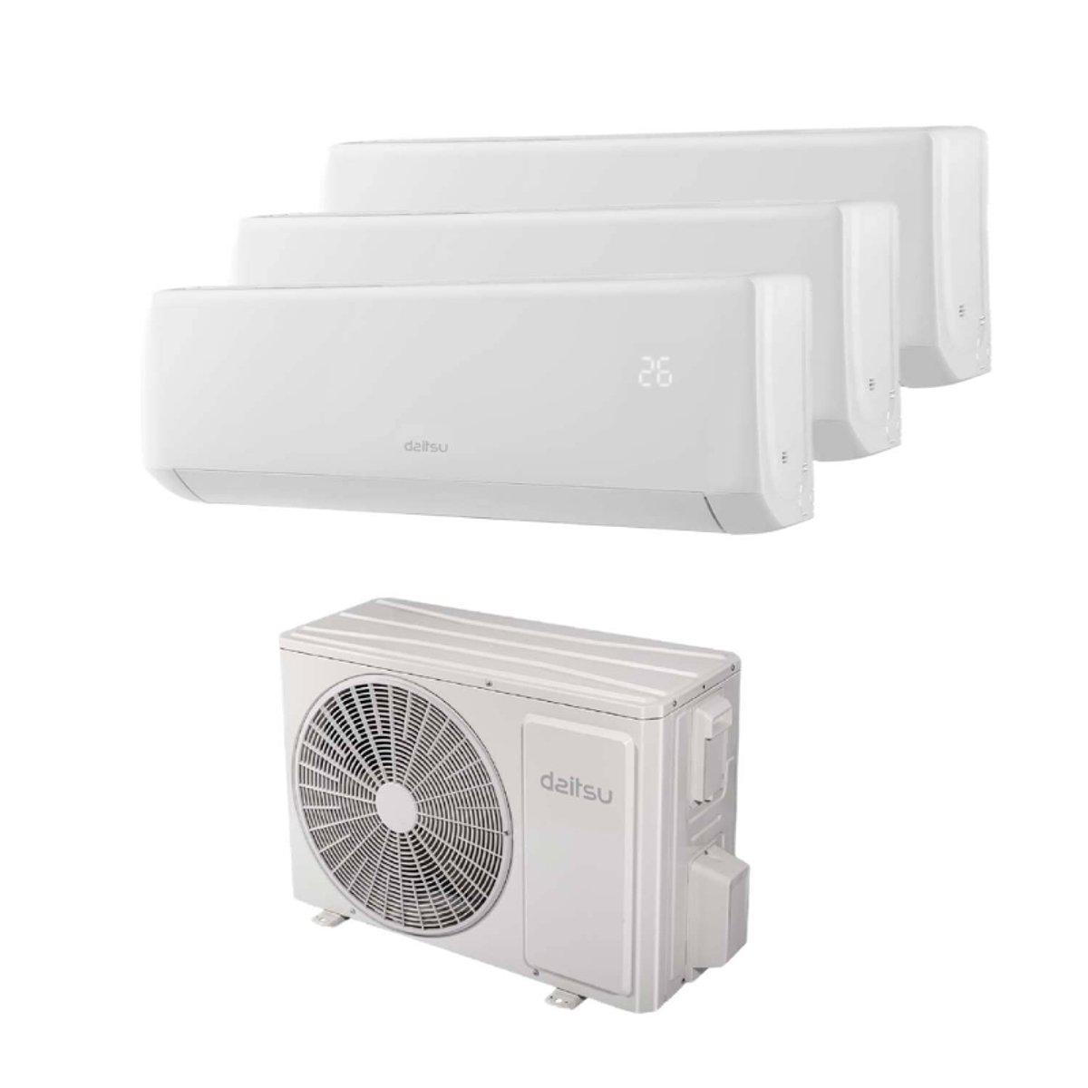 Multisplit Daitsu Inverter R32 9.000 + 12.000x2 Btu